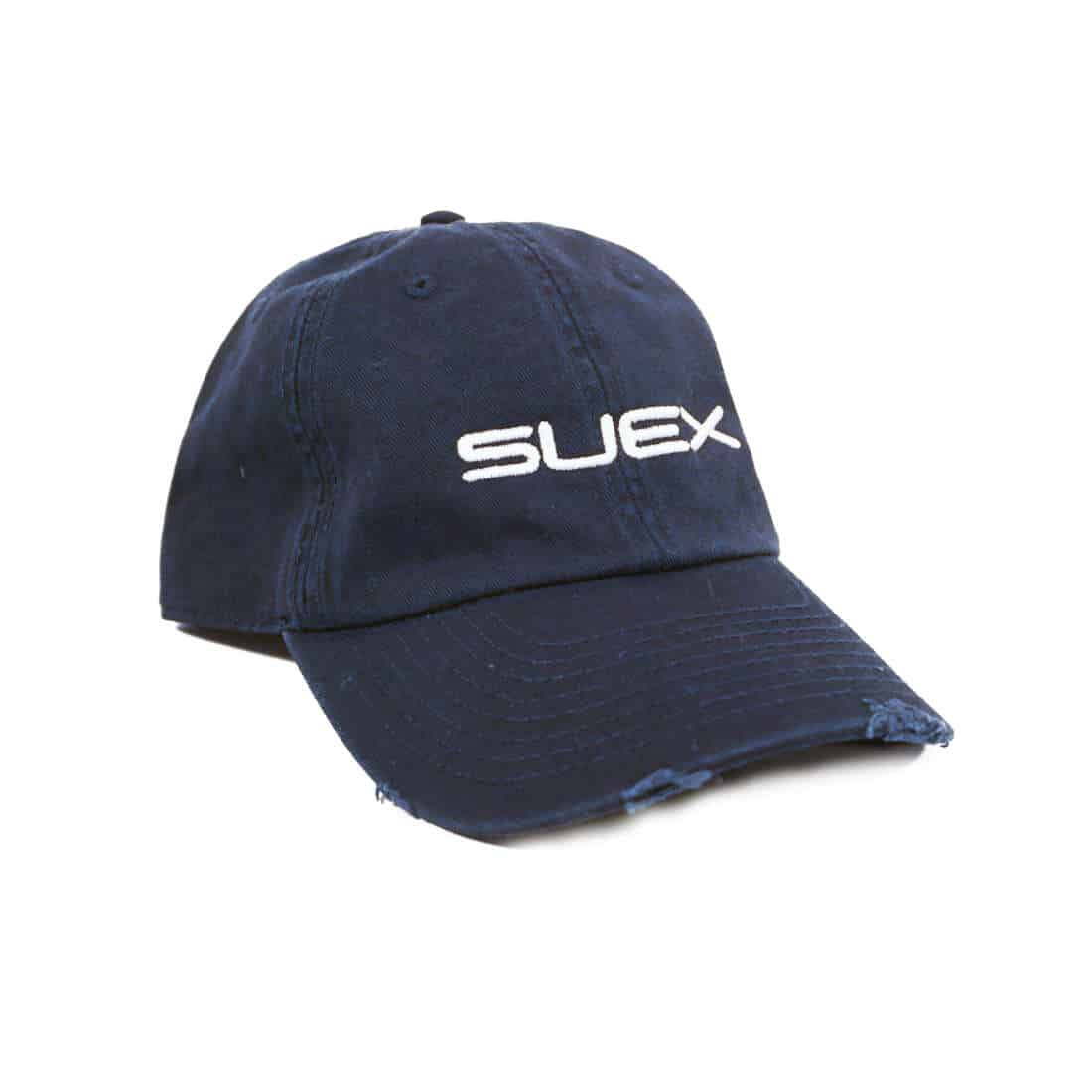 VINTAGE BLUE PEAKED CAP - Suex